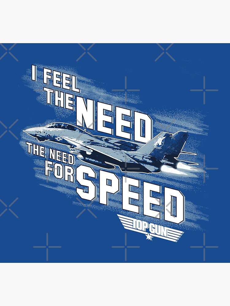 "Top Gun - I Feel The Need For Speed Dark" Poster by Purakushi | Redbubble