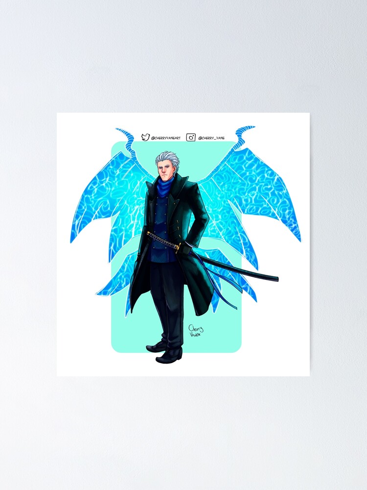 "DMC 5 - Fashion collection "Vergil"" Poster for Sale by CherryVane ...