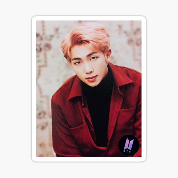 "RM from BTS" Sticker for Sale by SpaceNoise | Redbubble