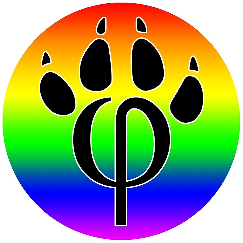 "Rainbow Phipaw, Furry Pride" by AshKitty | Redbubble