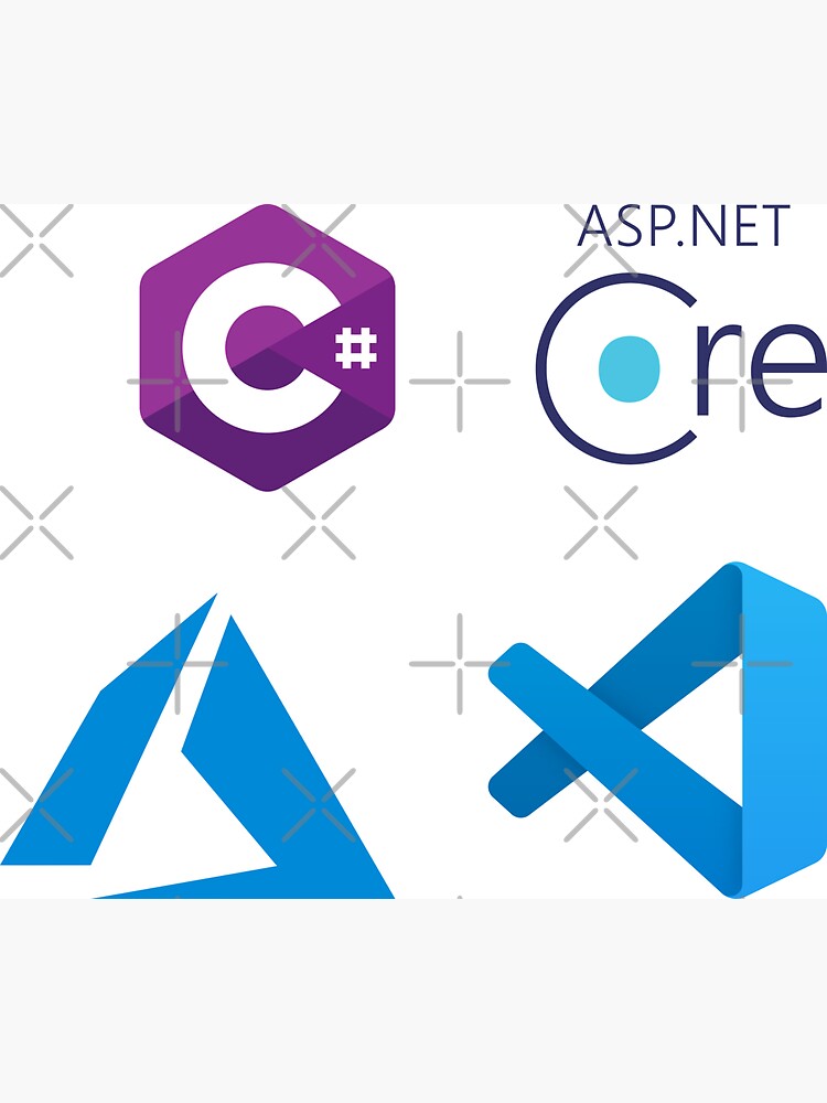 "ASP.NET Core Development Combo Pack" Magnet by devstick | Redbubble