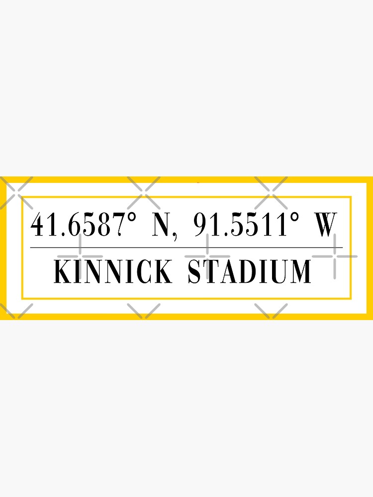 "Kinnick Stadium" Sticker for Sale by Jmakesart | Redbubble