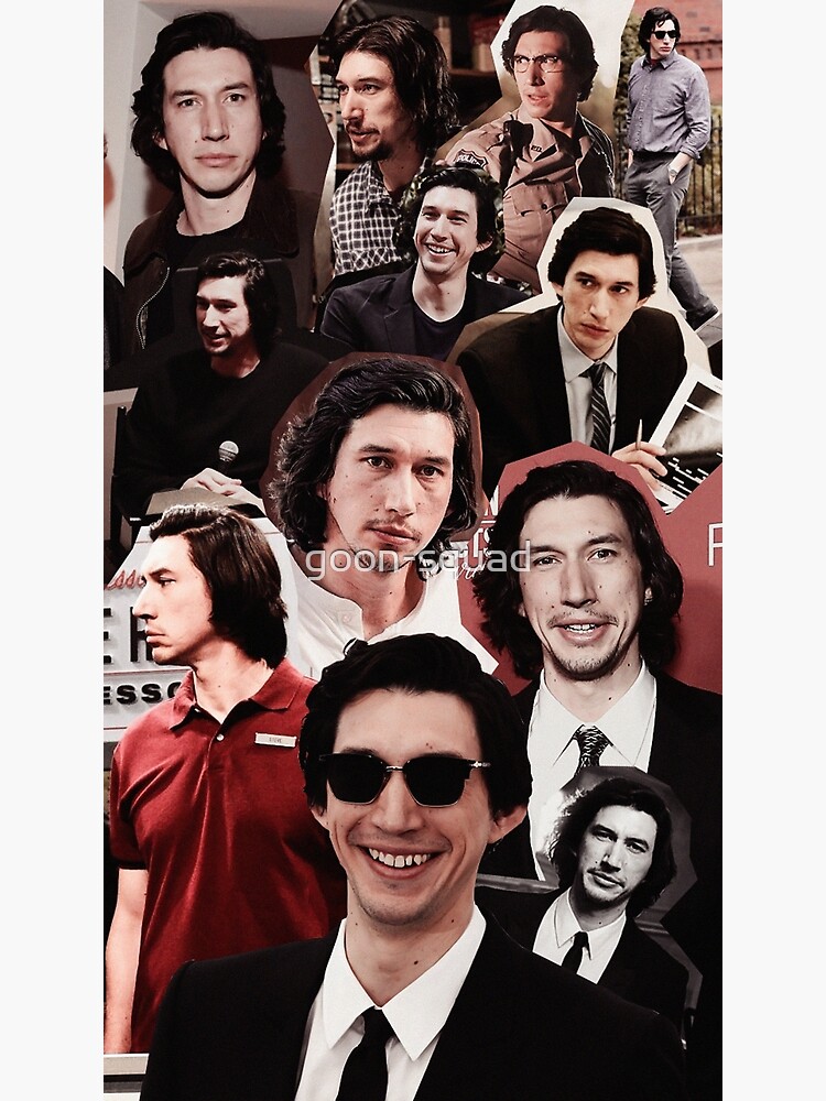 "ADAM DRIVER -- 2018 Collage " Poster by goon-squad | Redbubble