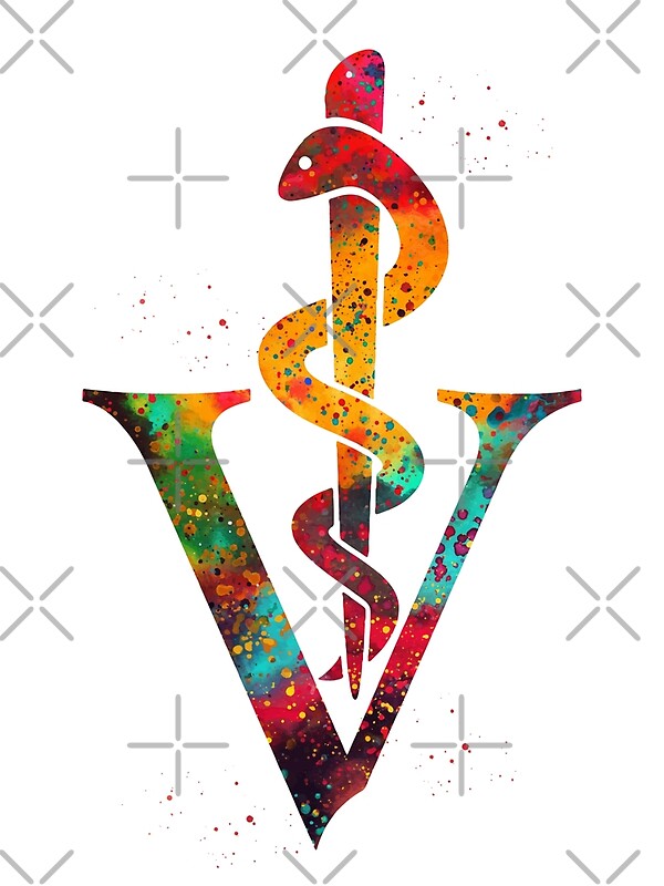 "Veterinary Symbol" by erzebetth | Redbubble