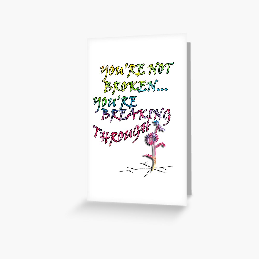 "Motivational Saying Not Broken Inspirational Quote Gift Quote to ...
