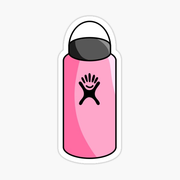 "Pink hydroflask " Sticker by aubrii | Redbubble
