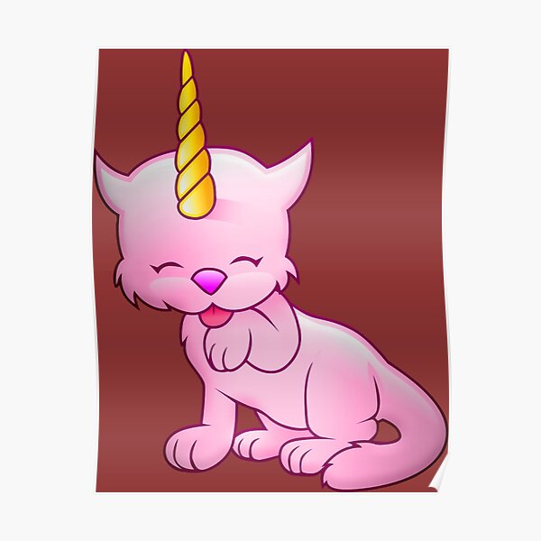 Kittycorn Posters | Redbubble