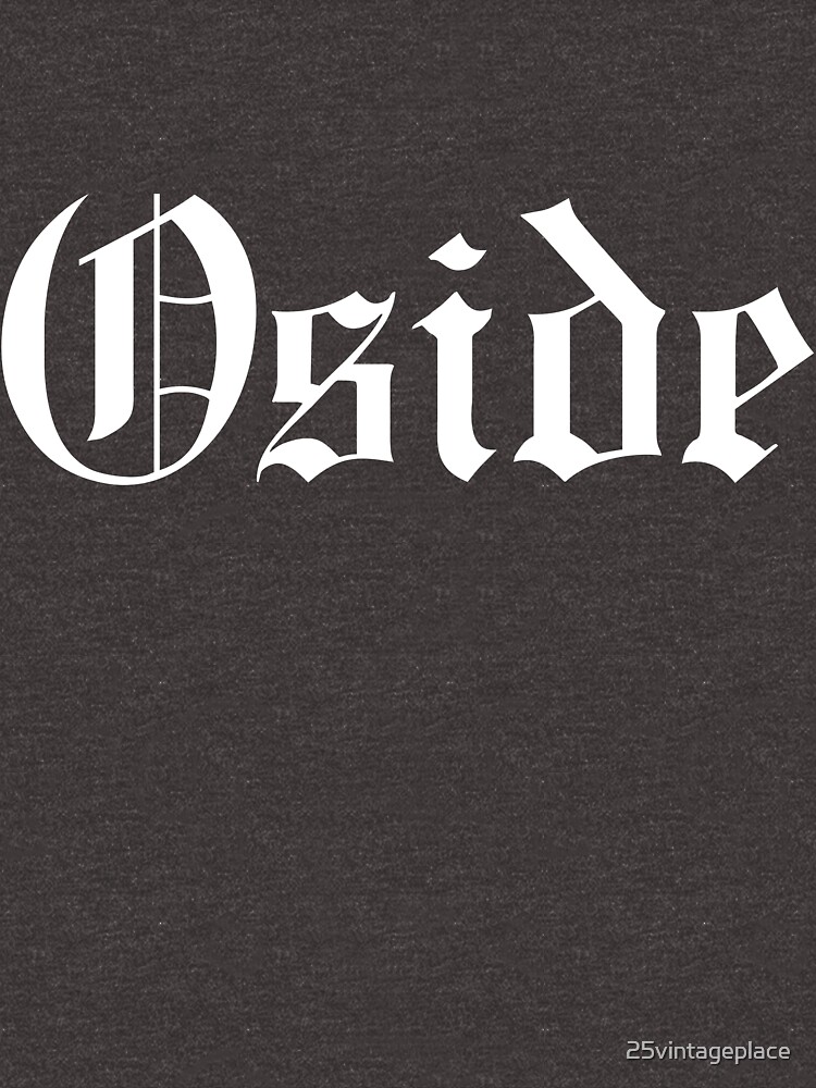 "Oside Oceanside California" Zipped Hoodie by 25vintageplace | Redbubble