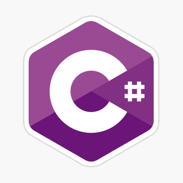 "C# Lang" Sticker for Sale by DoWhileTrue | Redbubble