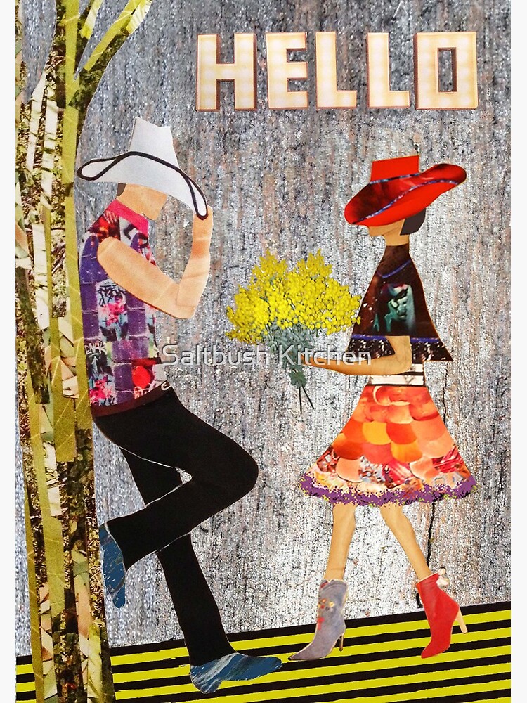 "Hello Cowboy" Art Print for Sale by BrigidSaltbush | Redbubble