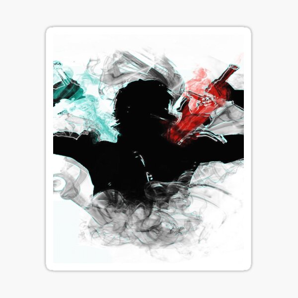 "Anime - Sword Art Online - Kirito" Sticker by Iconworks | Redbubble