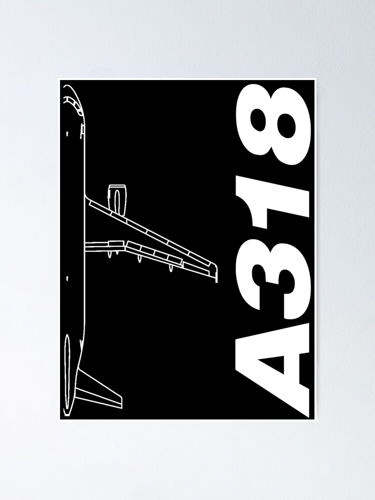 "Airbus A318" Poster by magazinecombate | Redbubble