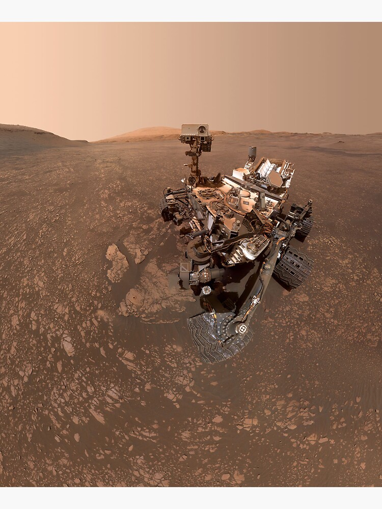 "The Mars Rover 'Curiosity' Takes A Selfie Upon The Martian Surface ...