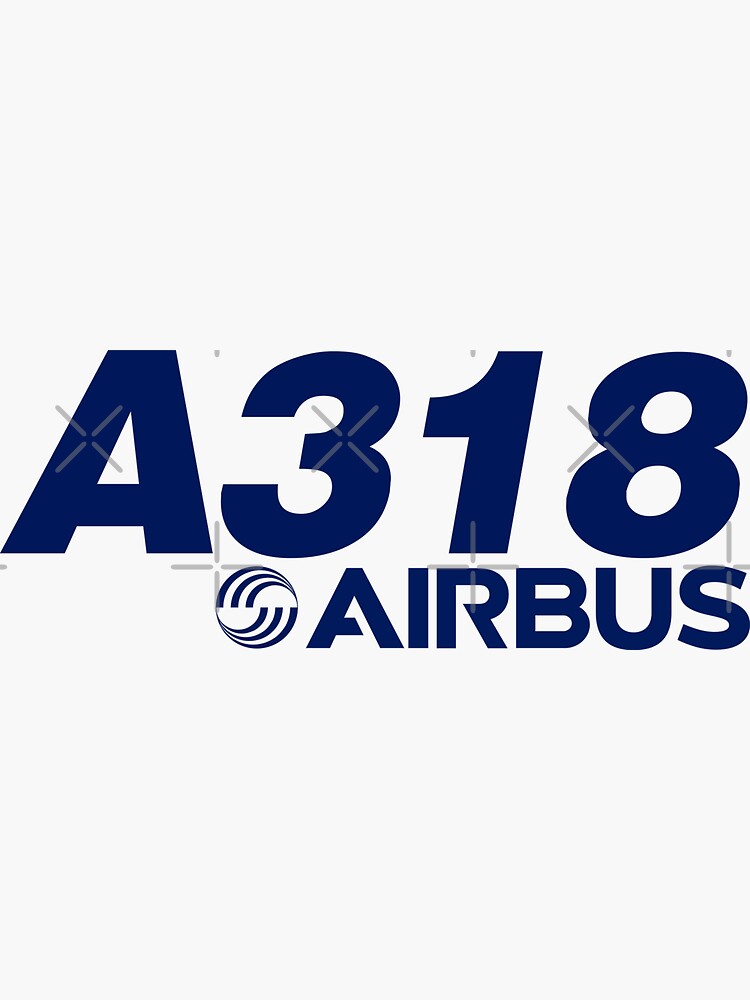 "Airbus A318 Logo" Sticker for Sale by magazinecombate | Redbubble