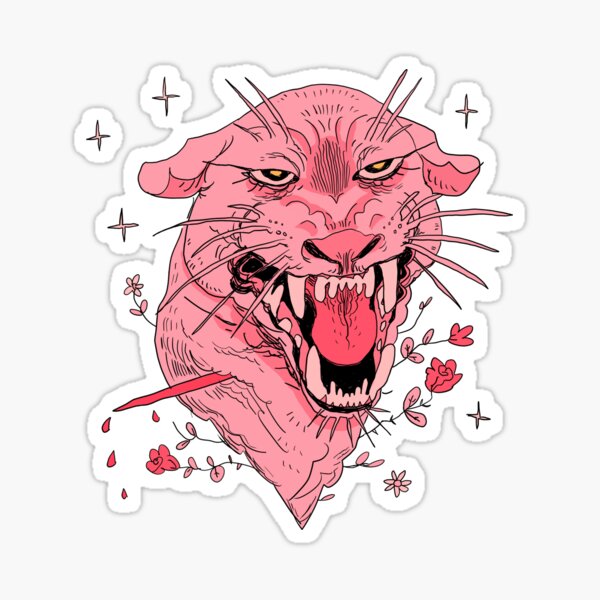 Pink Panther Stickers | Redbubble