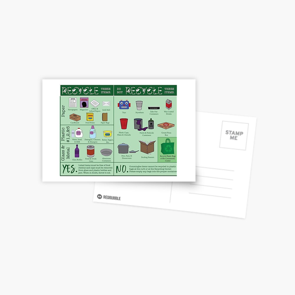 "Recycle Chart" Poster for Sale by frankielavery22 | Redbubble