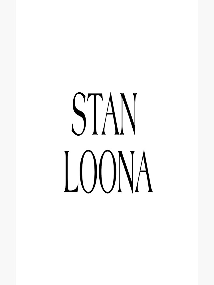 "STAN LOONA" Poster for Sale by Avisheekumar | Redbubble