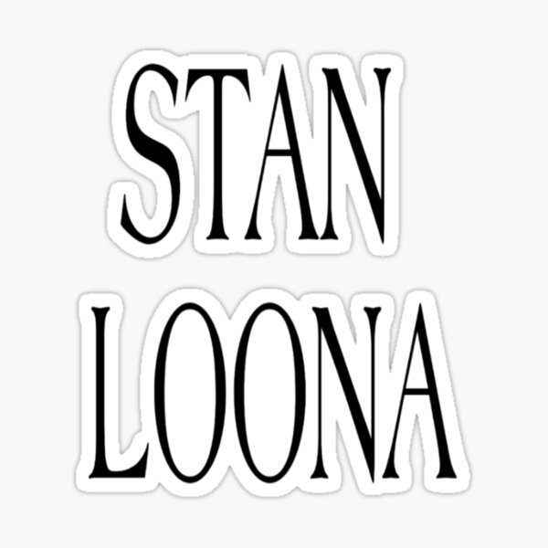 "STAN LOONA" Sticker for Sale by Avisheekumar | Redbubble