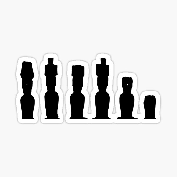 Moai Stickers | Redbubble