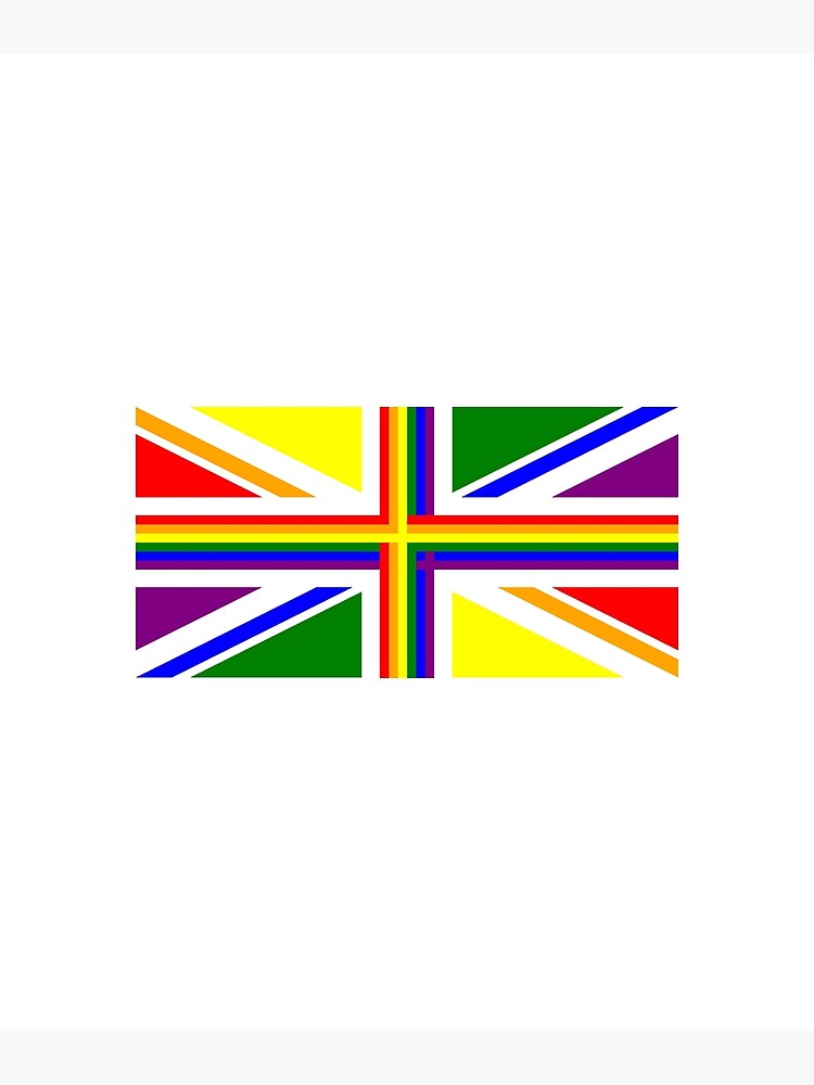 "UK Gay Pride Union Jack Flag" Poster by phoxydesign | Redbubble