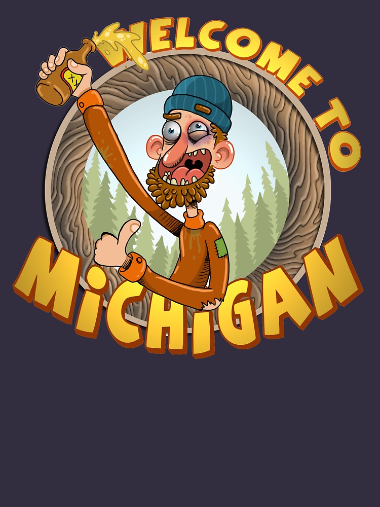 "Pure Michigan" T-shirt for Sale by DanielHurd | Redbubble | michigan t ...
