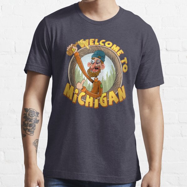 "Pure Michigan" T-shirt for Sale by DanielHurd | Redbubble | michigan t ...