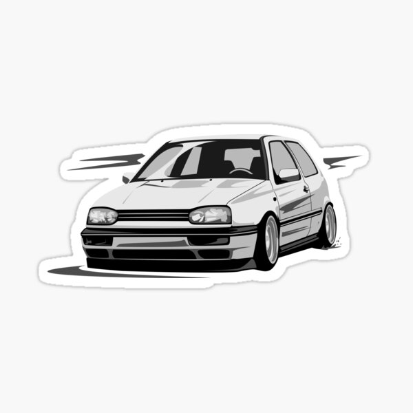 Golf Mk3 Stickers | Redbubble
