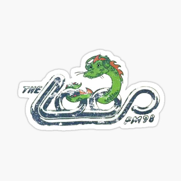 "The Loop" Sticker by Retrorockit | Redbubble