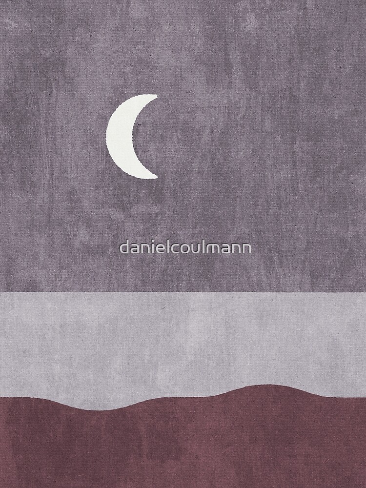 "LANDSHAPES / Beach - Night" Poster by danielcoulmann | Redbubble