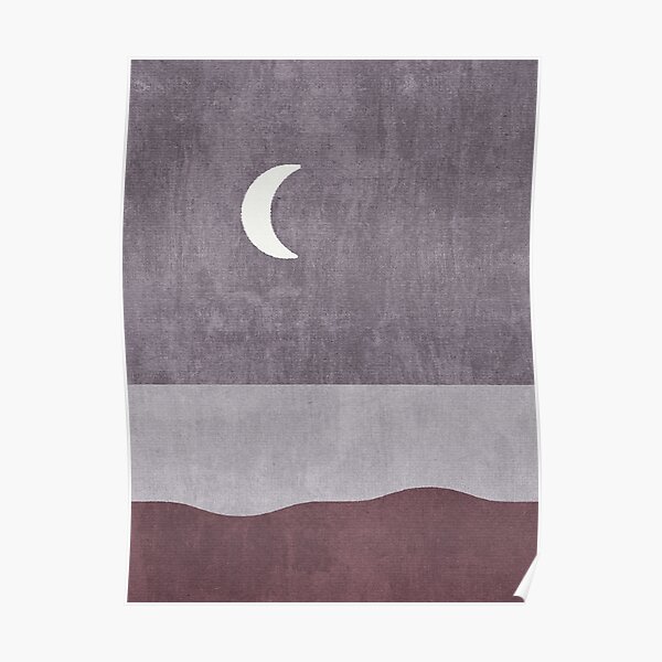 "LANDSHAPES / Beach - Night" Poster by danielcoulmann | Redbubble