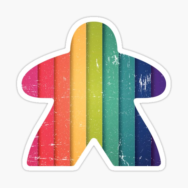 "Custom Board Game Meeple Collector " Sticker by SilentEcho | Redbubble