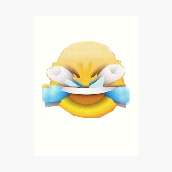 Cry Laugh Emoji Meme Art Prints | Redbubble