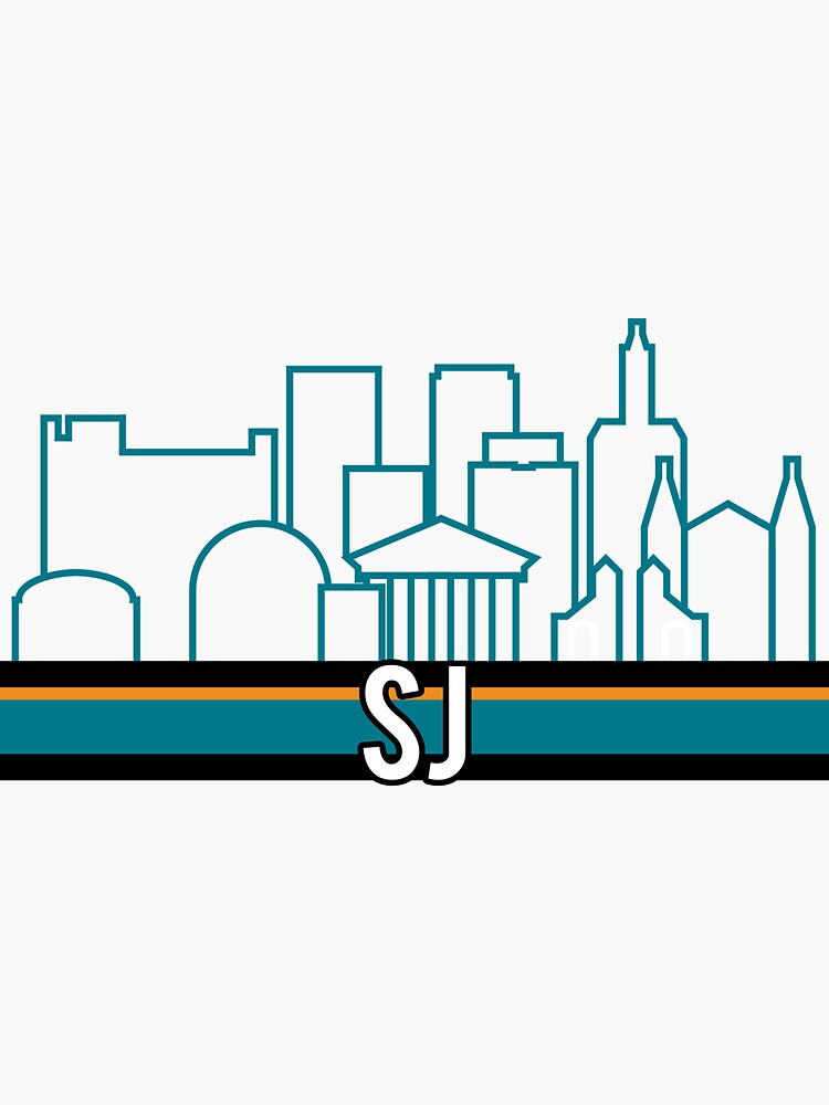 "SJ - WHITE" Sticker for Sale by ldaitch | Redbubble