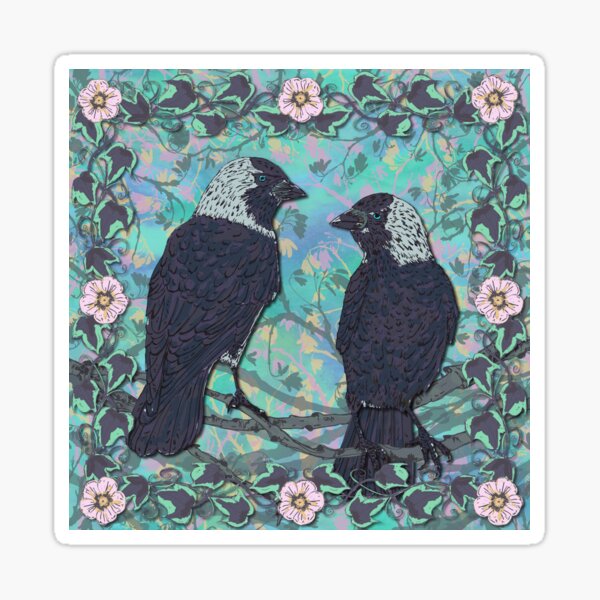 "Forever Jackdaws" Sticker for Sale by lottibrown | Redbubble