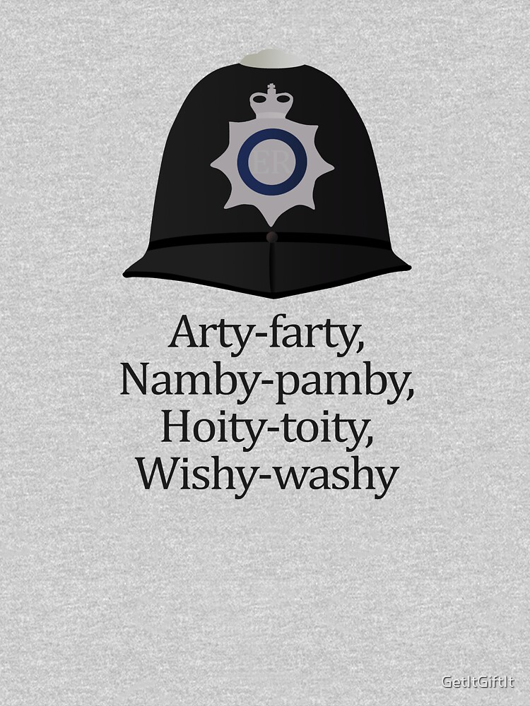 "Thin Blue Line Arty Farty Police design" T-shirt for Sale by ...