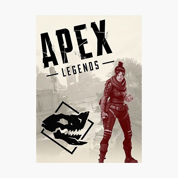 "Apex Legends Wraith Season 1 Character Poster" Photographic Print by ...