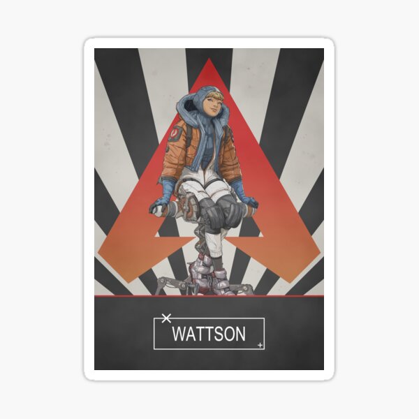 "Apex Legends Wattson Radial Character Poster" Sticker by Gemini ...