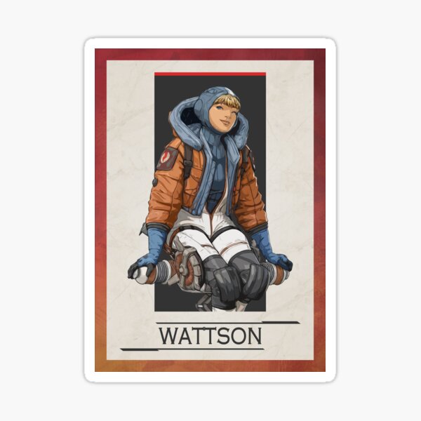 "Apex Legends Wattson Border Character Poster" Sticker for Sale by ...