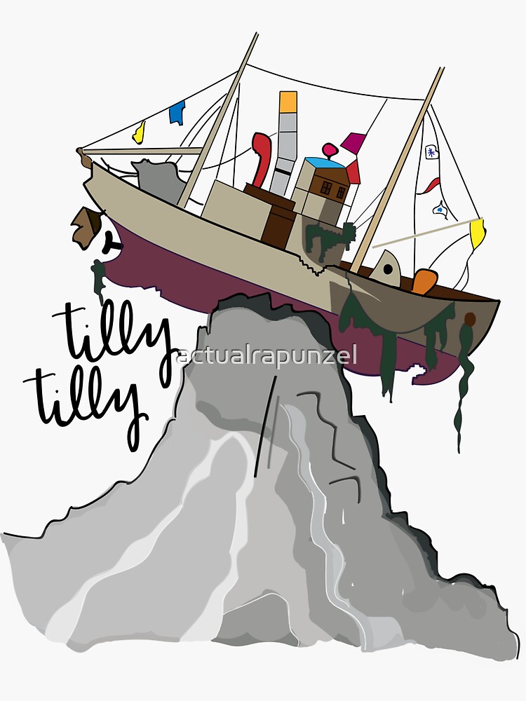 "tilly tilly" Sticker for Sale by actualrapunzel | Redbubble