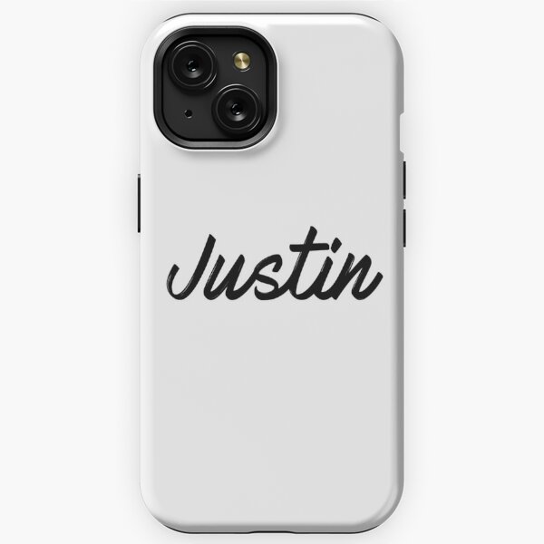 "Justin" iPhone Case for Sale by Shalomjoy | Redbubble