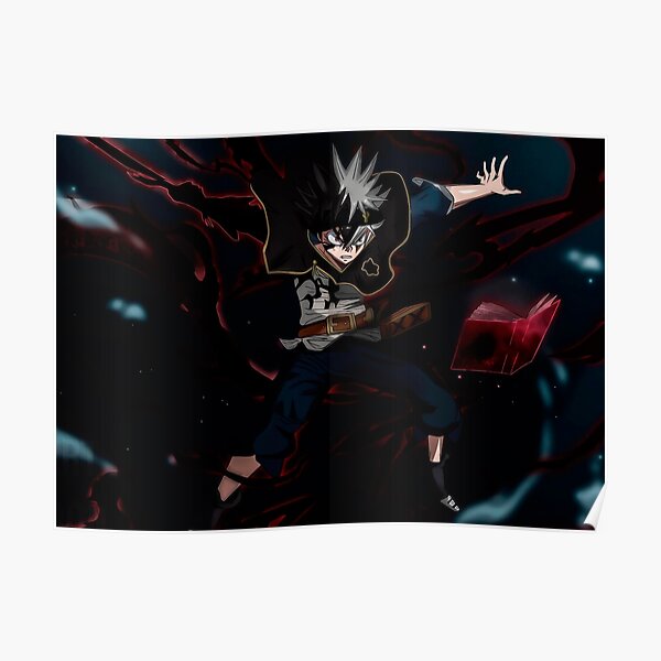 "Black Clover Asta Demon" Poster for Sale by terpres | Redbubble