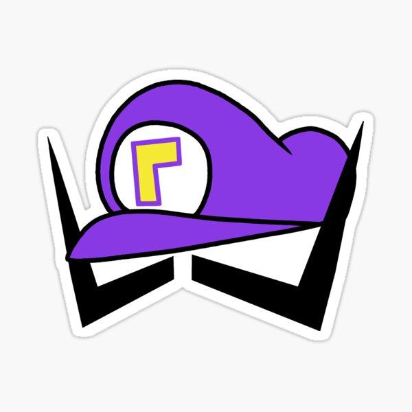 Waluigi Logo Stickers | Redbubble