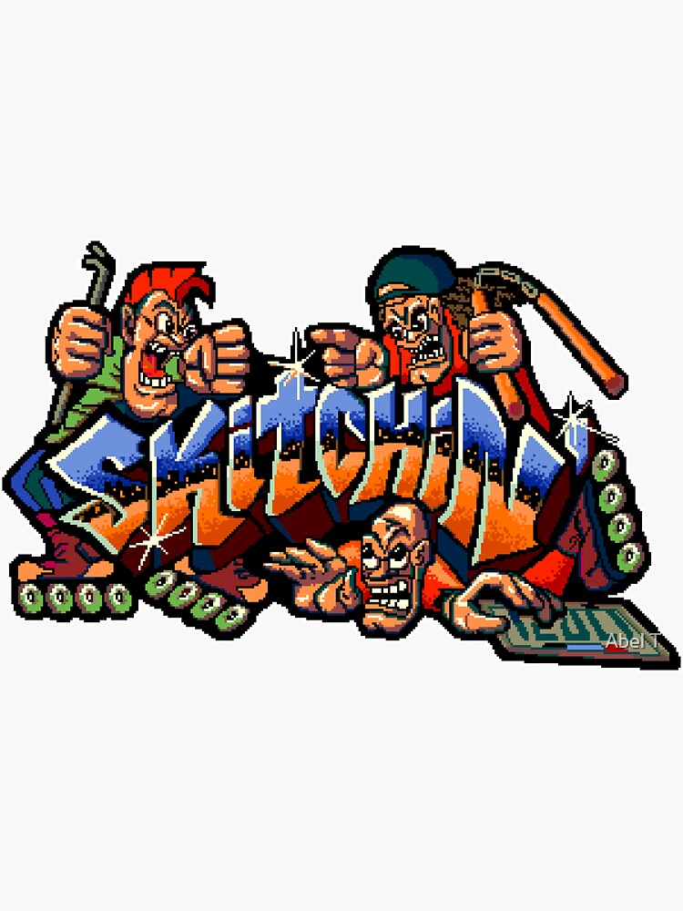 "Skitchin Logo" Sticker for Sale by Tark-Abelard | Redbubble