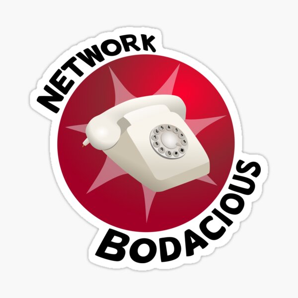 "Network Bodacious Logo" Sticker by DiamandaHagan | Redbubble