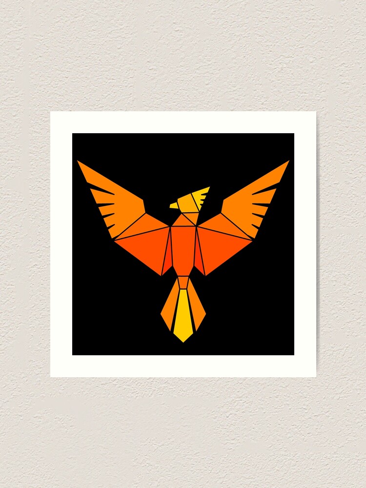 "Geometric Phoenix" Art Print for Sale by SMD-Art | Redbubble