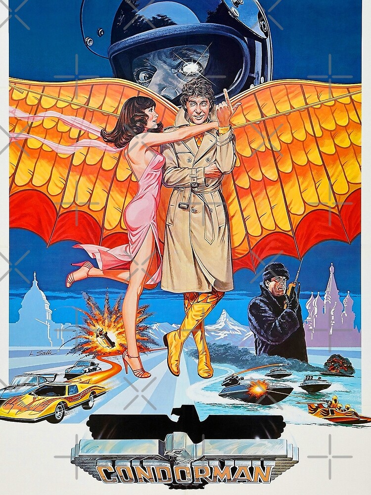 "CONDORMAN Retro vintage 1981 Movie illustration cool nostalgia classic ...