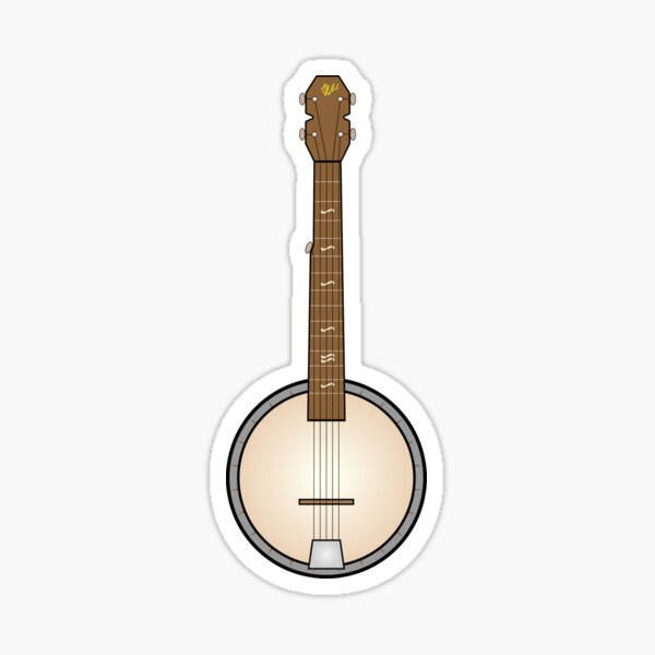 "Banjo" Sticker for Sale by ZDay15 | Redbubble