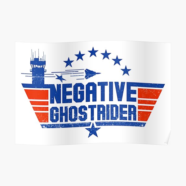 "Negative Ghost Rider" Poster for Sale by Purakushi | Redbubble