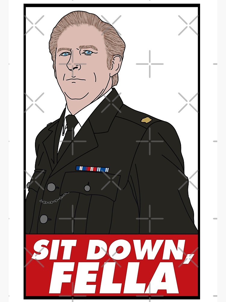 "SIT DOWN" Poster by tripinmidair | Redbubble