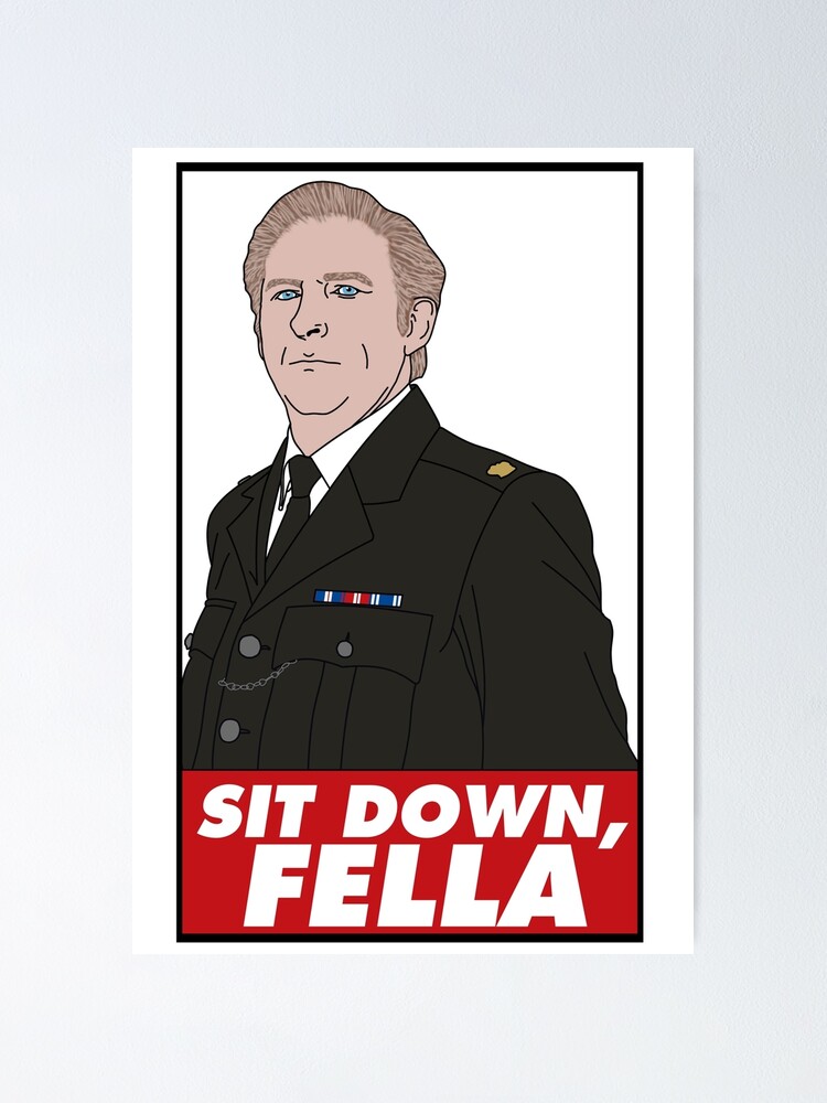 "SIT DOWN" Poster by tripinmidair | Redbubble